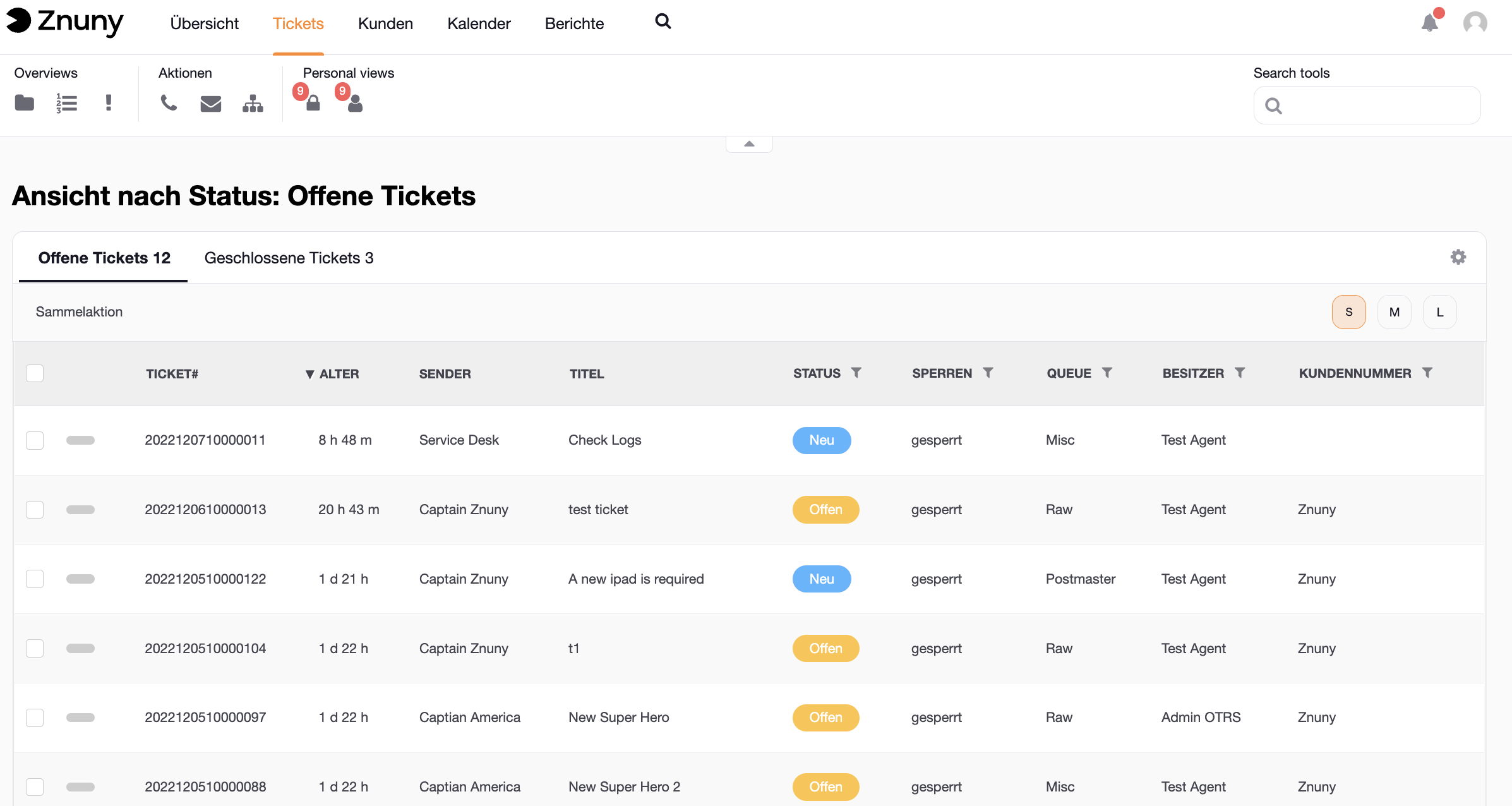 Znuny 7 Gui Preview Sector Nord Ag Opensource Based Enterprise Solutions